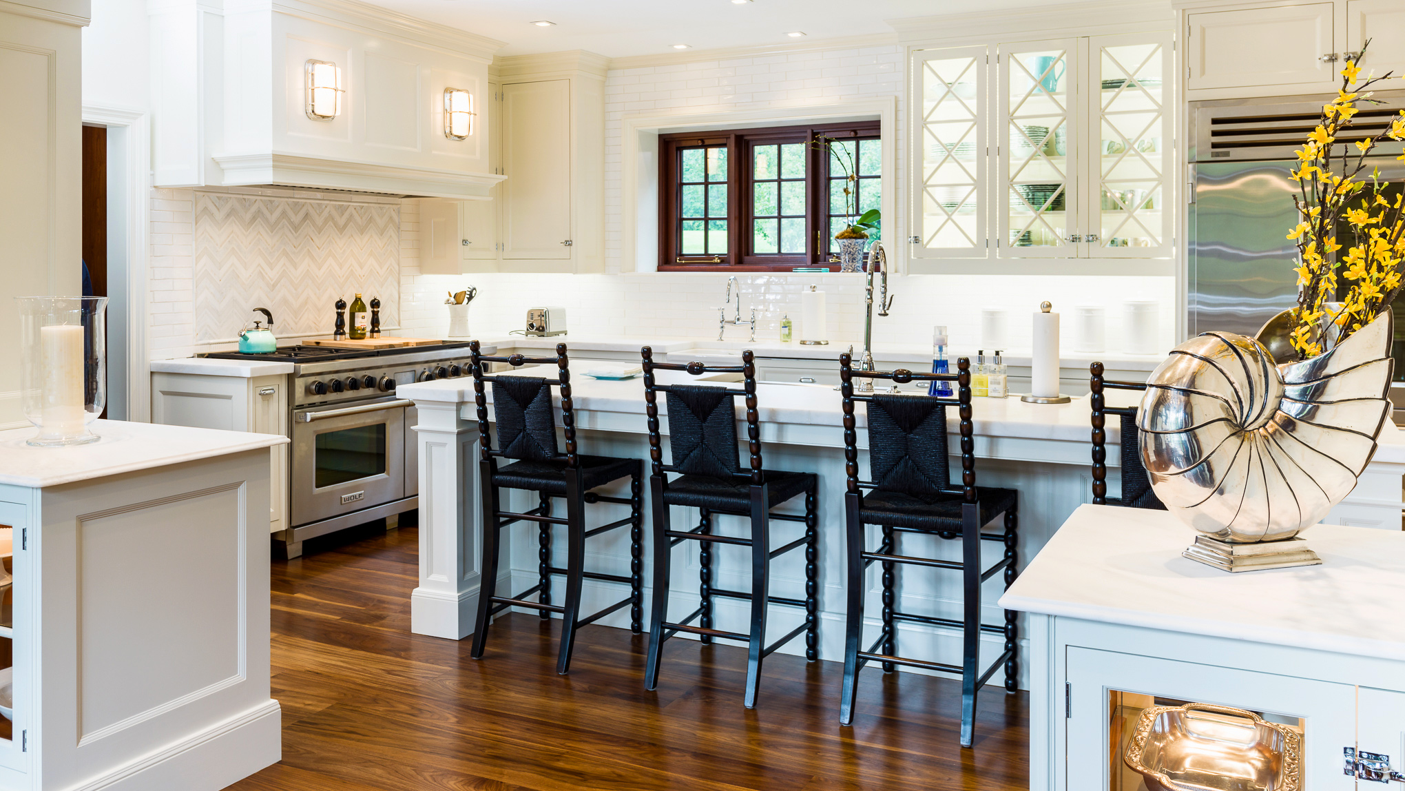 Rustically Detailed Kitchen Renovation - Gardner/Fox Associates