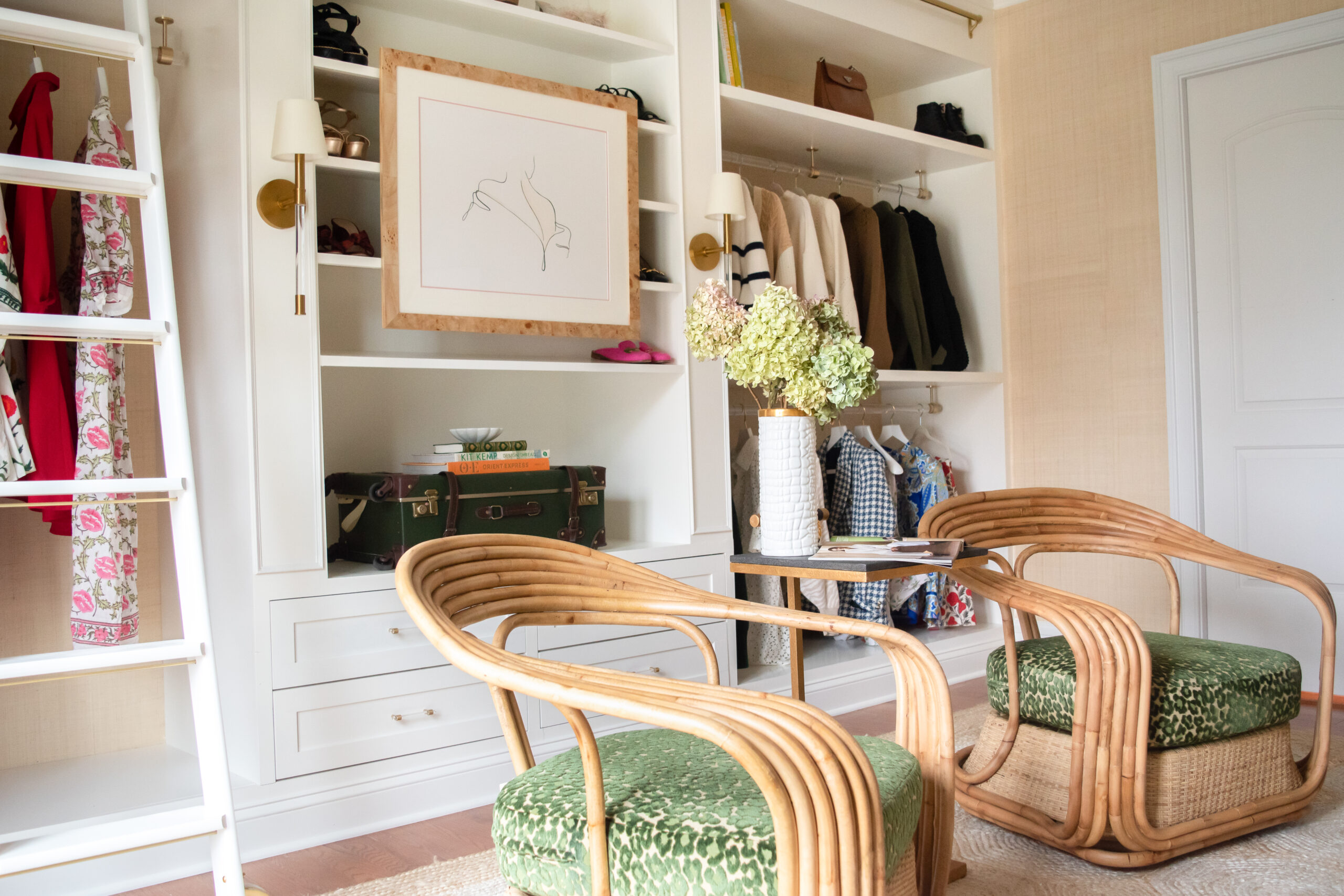 Playful and Sophisticated Dressing Room - Gardner/Fox Associates